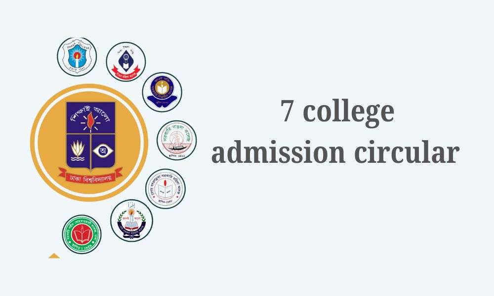 Dhaka University Affiliated 7 College Admission Circular 2025
