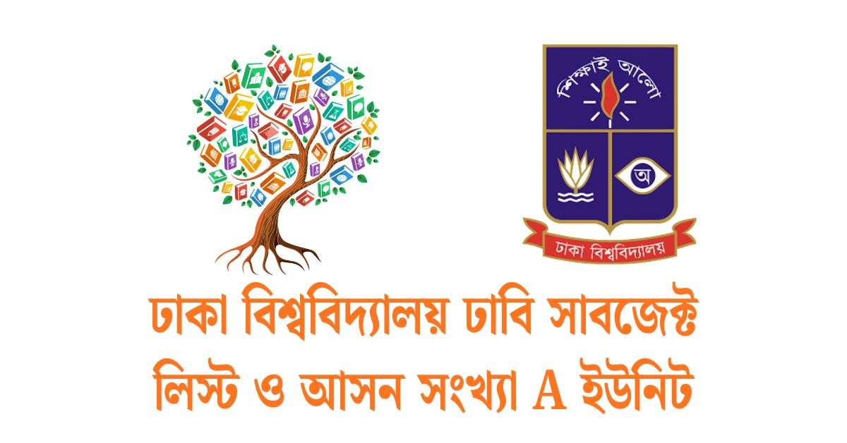 DU A Unit Subjects - Admission Notice