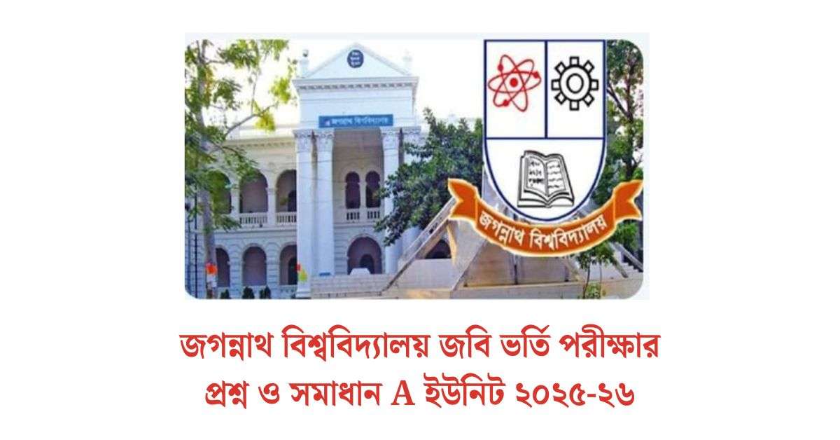 A Unit Question Solve 2025-26 - Admission Notice
